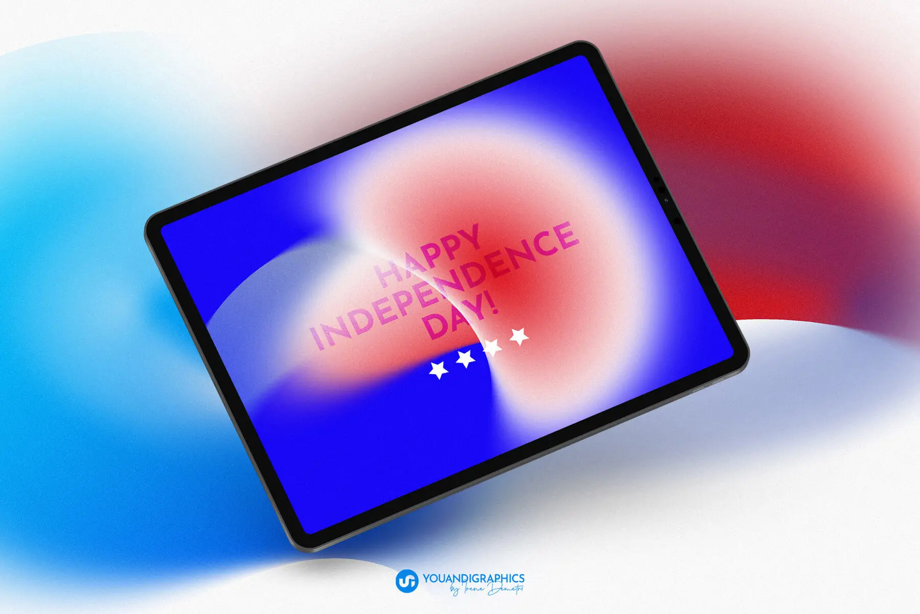 Independence Day Abstract Gradients Graphics - YouWorkForThem