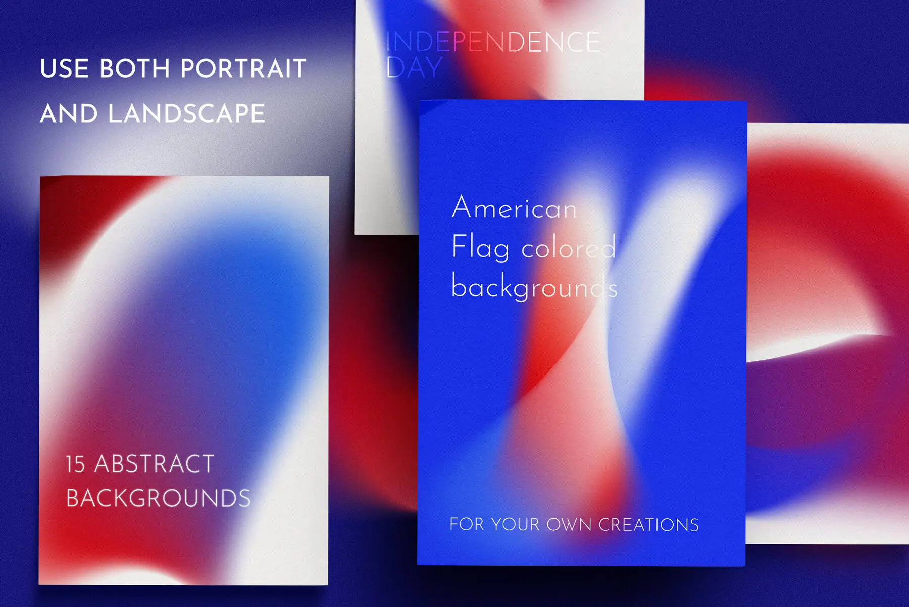 Independence Day Abstract Gradients Graphics - YouWorkForThem