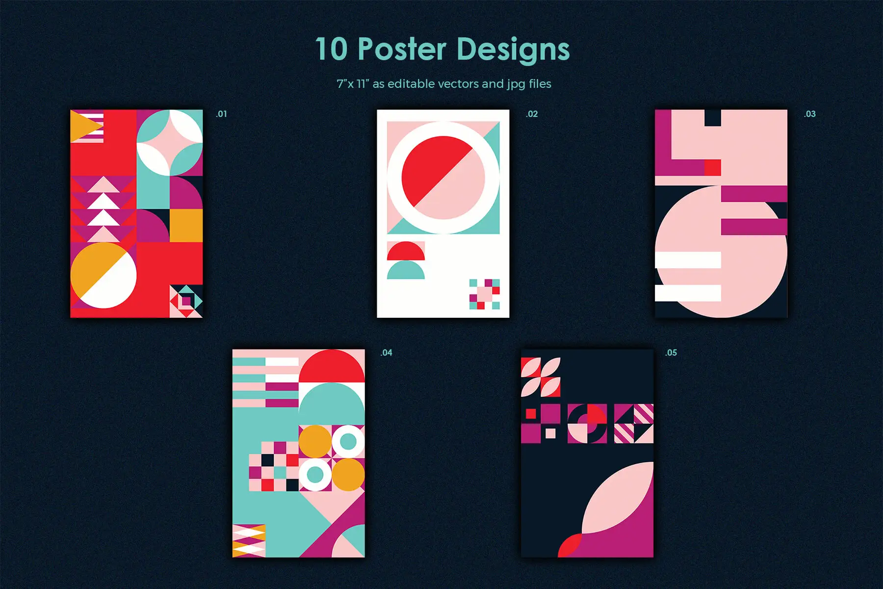 Geometric Patterns, Shapes and Posters Graphics - YouWorkForThem