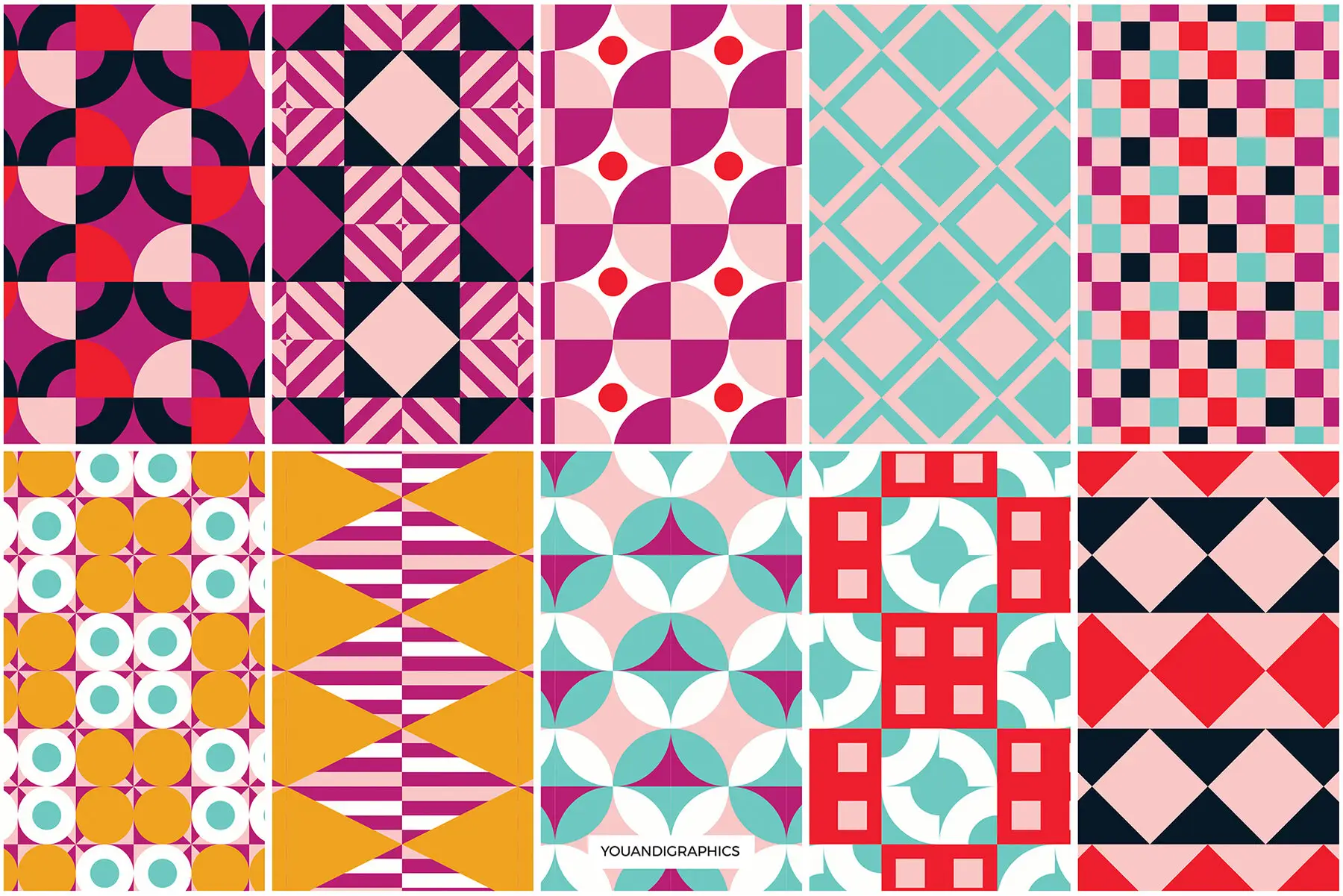 Geometric Patterns, Shapes and Posters Graphics - YouWorkForThem