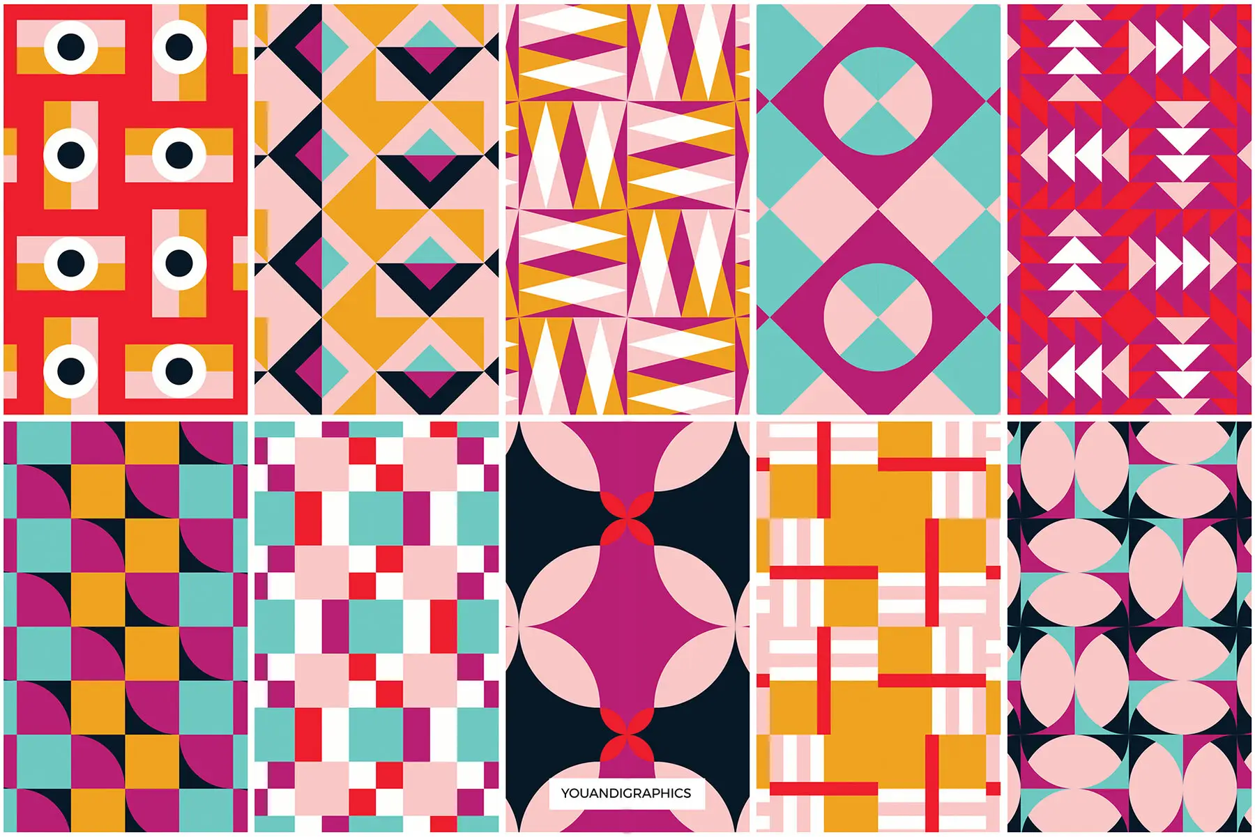 Geometric Patterns, Shapes and Posters Graphics - YouWorkForThem