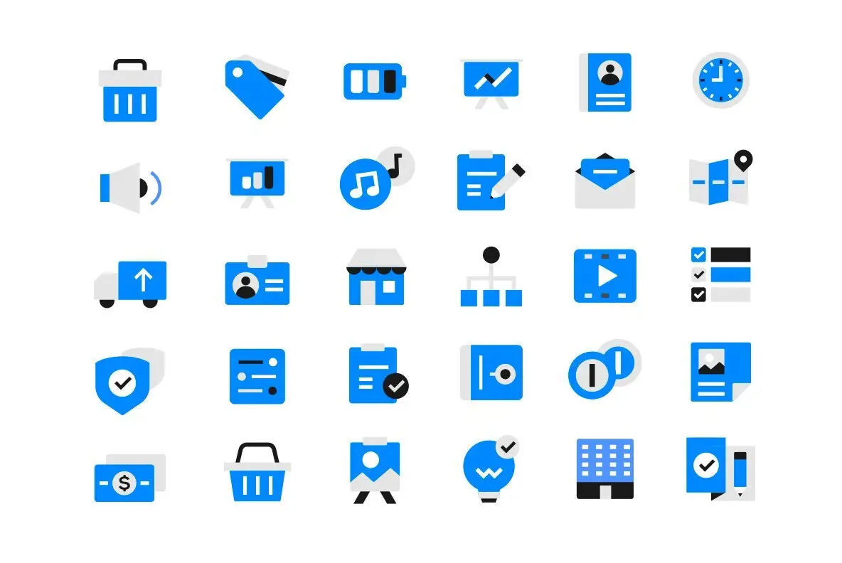 The Essentials Business Icon Set Graphics - YouWorkForThem