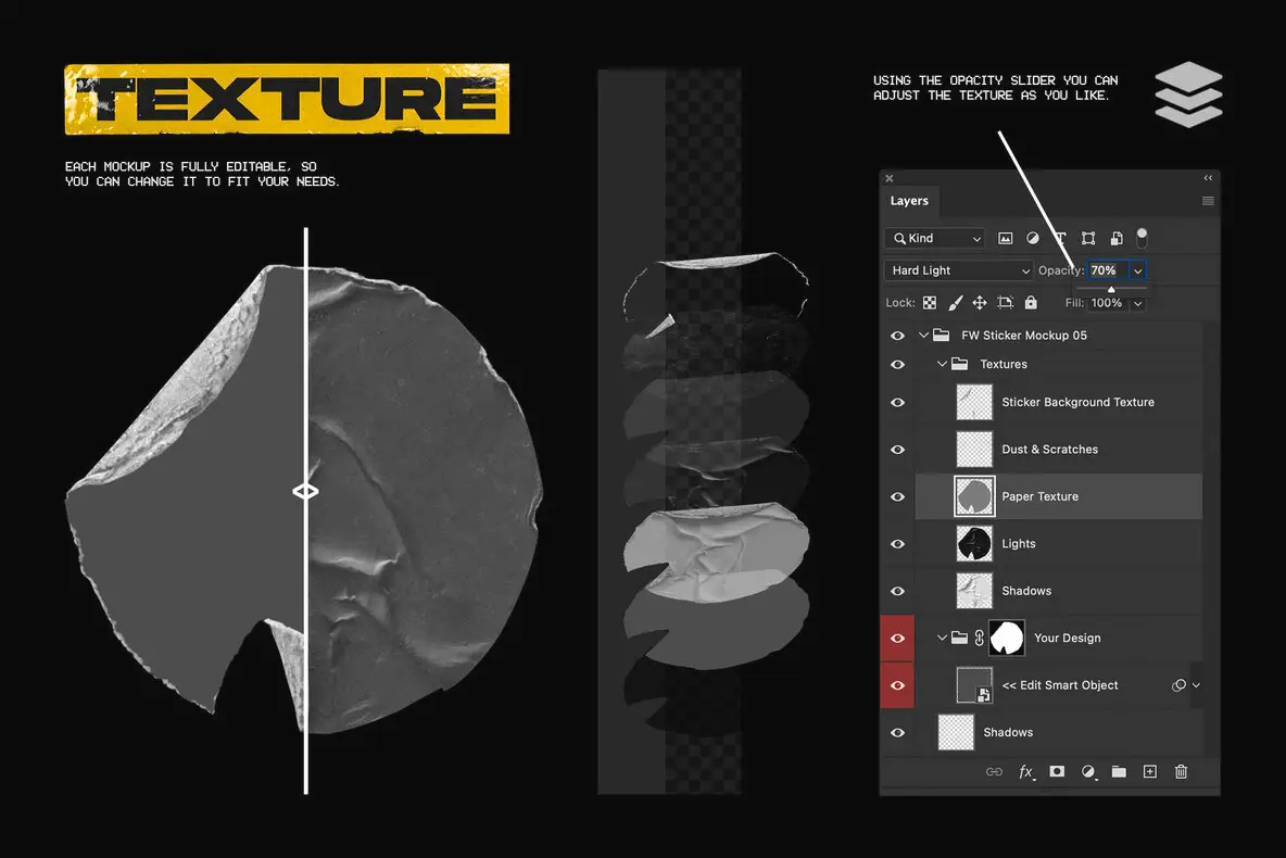 Peeled Stickers Graphics - YouWorkForThem