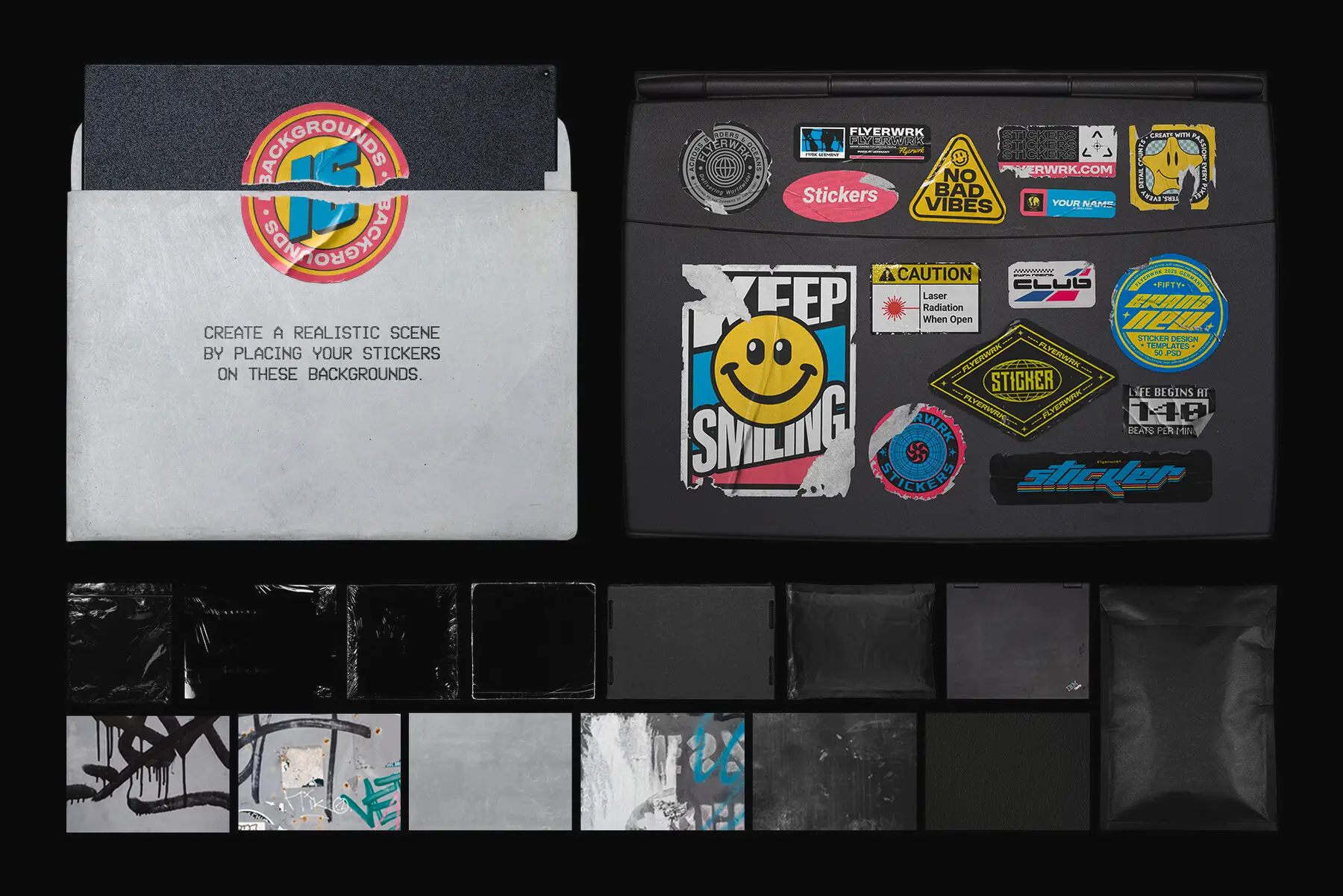 Peeled Stickers Graphics - YouWorkForThem