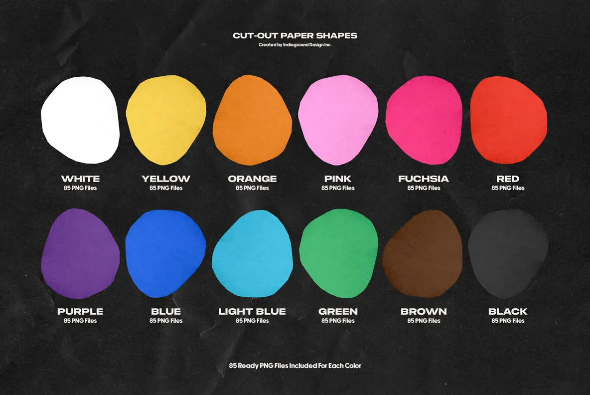 Paper Shapes Objects - YouWorkForThem
