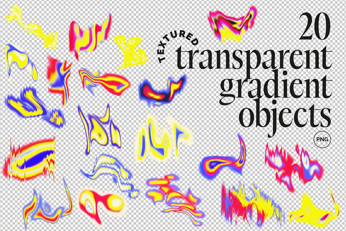 Midnight 90s Gradient Set Graphics - YouWorkForThem