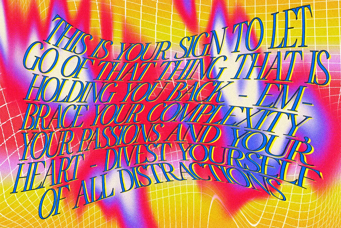 Midnight 90s Gradient Set Graphics - YouWorkForThem