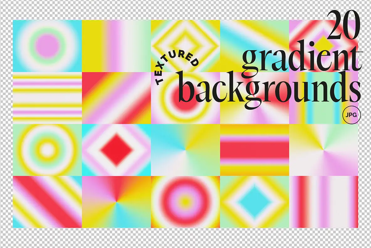 Midnight 90s Gradient Set Graphics - YouWorkForThem