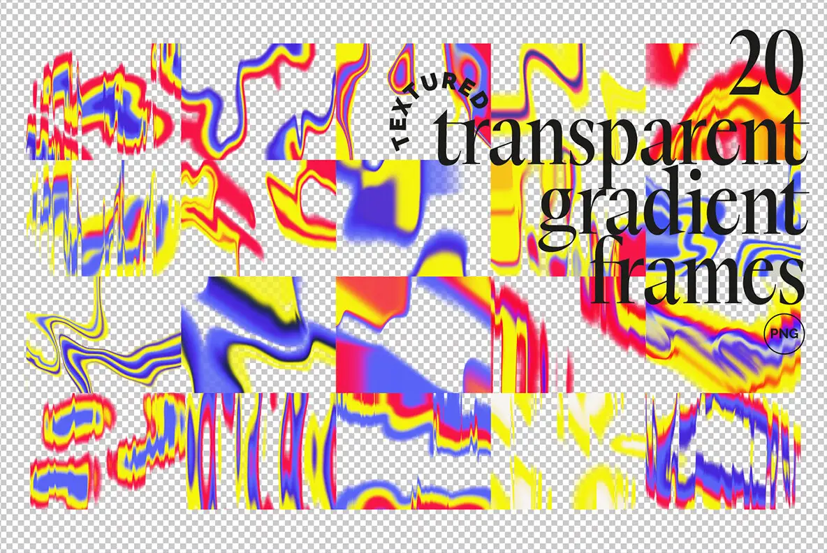 Midnight 90s Gradient Set Graphics - YouWorkForThem