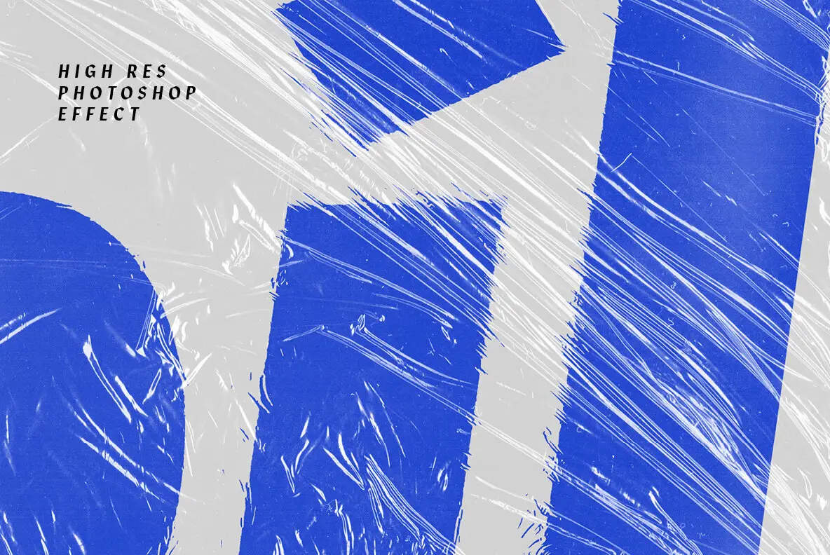 Plastic Foil Overlay Effect Graphics - YouWorkForThem