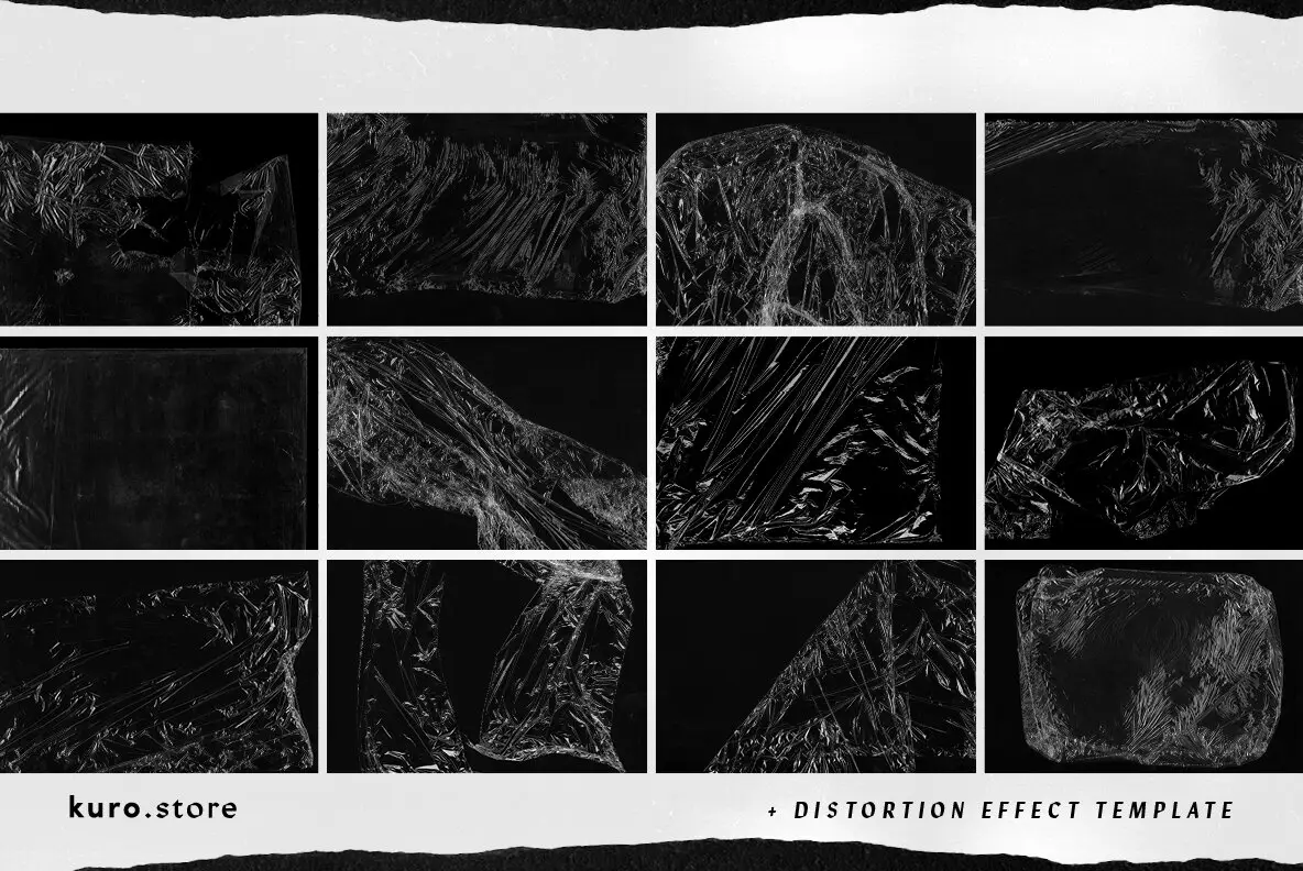 Plastic Foil Overlay Effect Textures - YouWorkForThem
