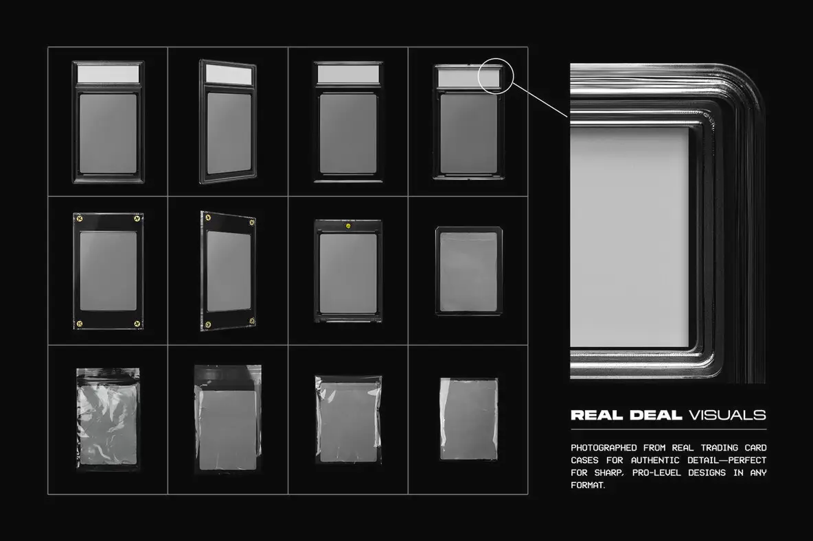 Trading Card Case Mockup Graphics - YouWorkForThem