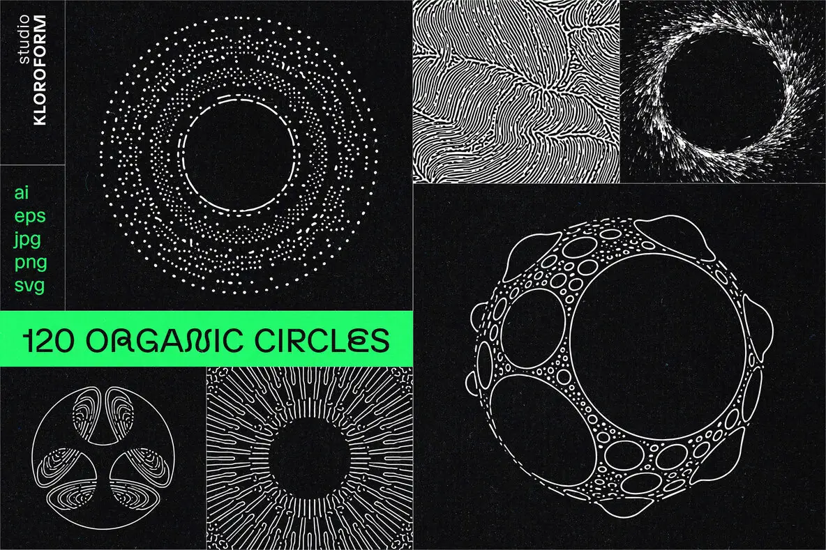 Organic Circles Graphics - YouWorkForThem
