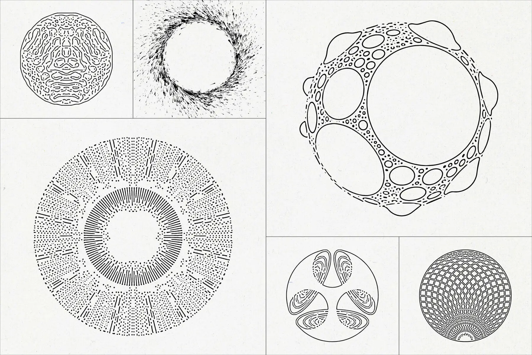 Organic Circles Graphics - YouWorkForThem