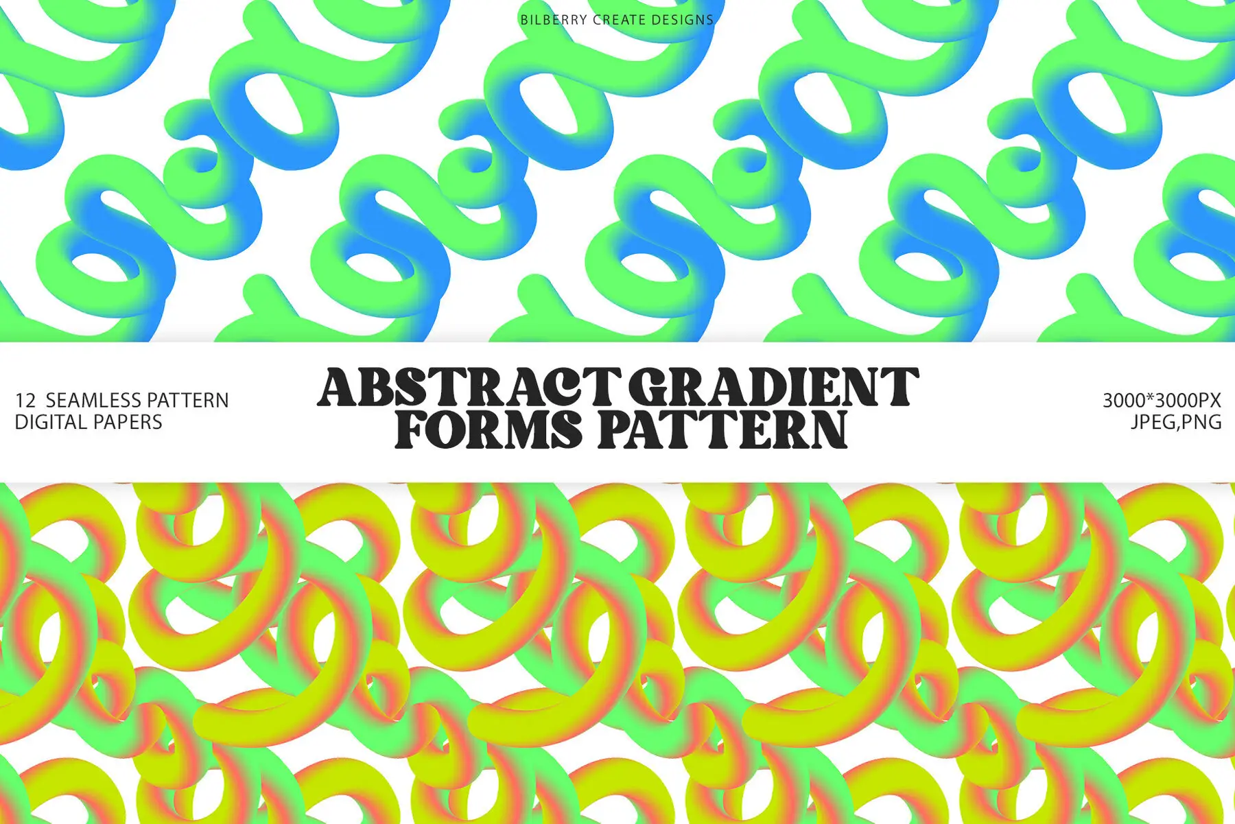 Abstract Gradient Forms Patterns Graphics - YouWorkForThem
