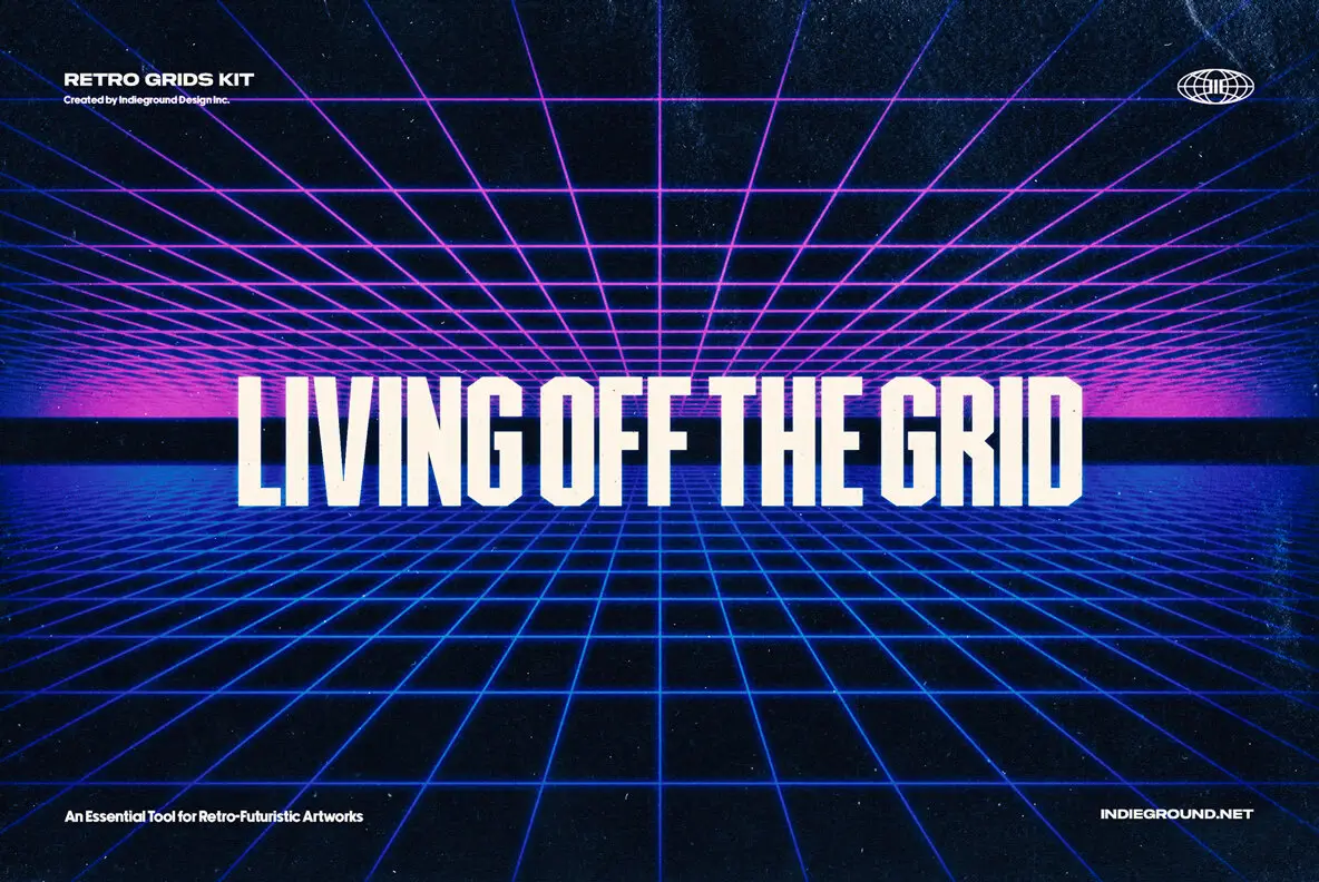 Retro Grids Graphics - YouWorkForThem