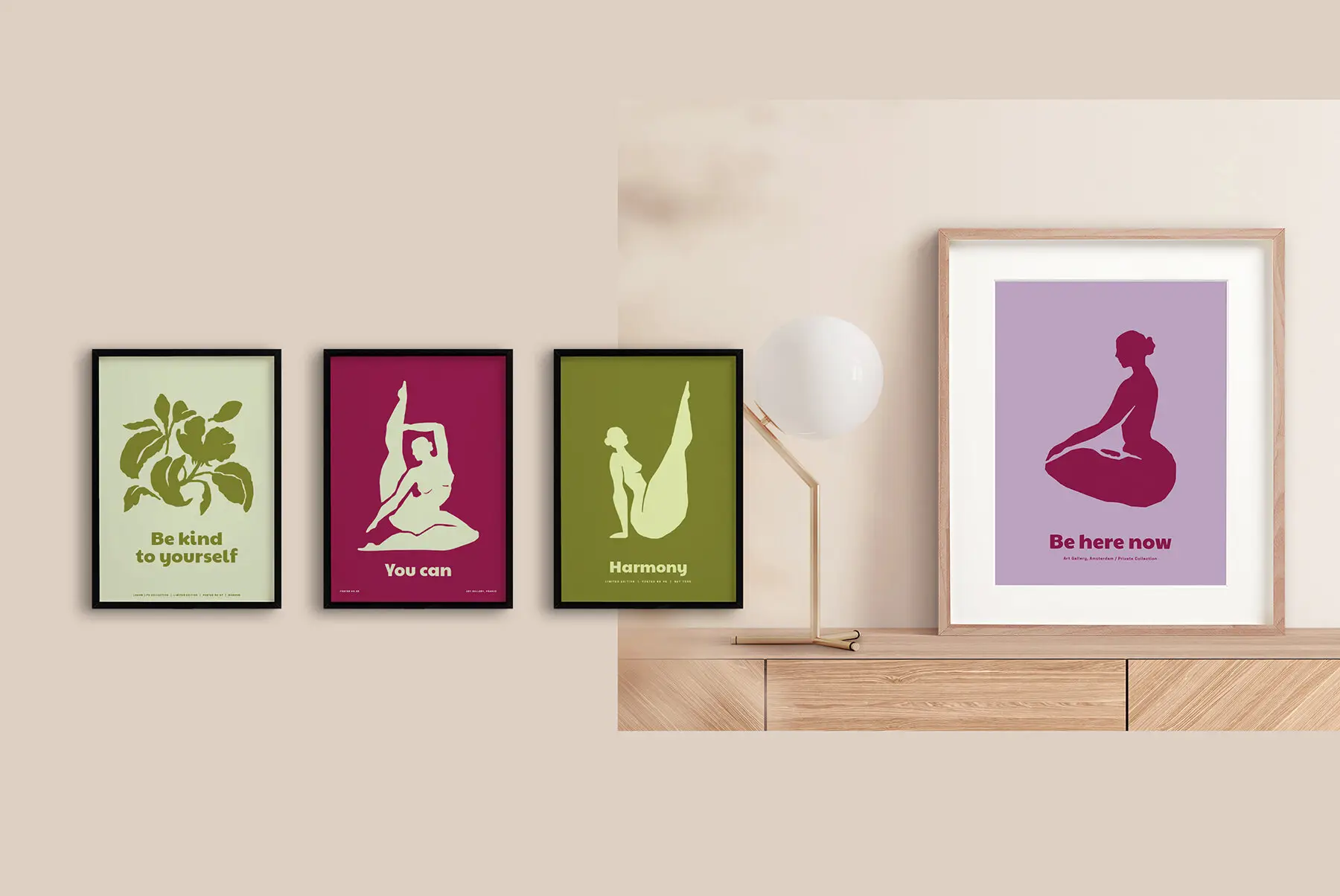 Nature Life Yoga Prints Posters Graphics - YouWorkForThem