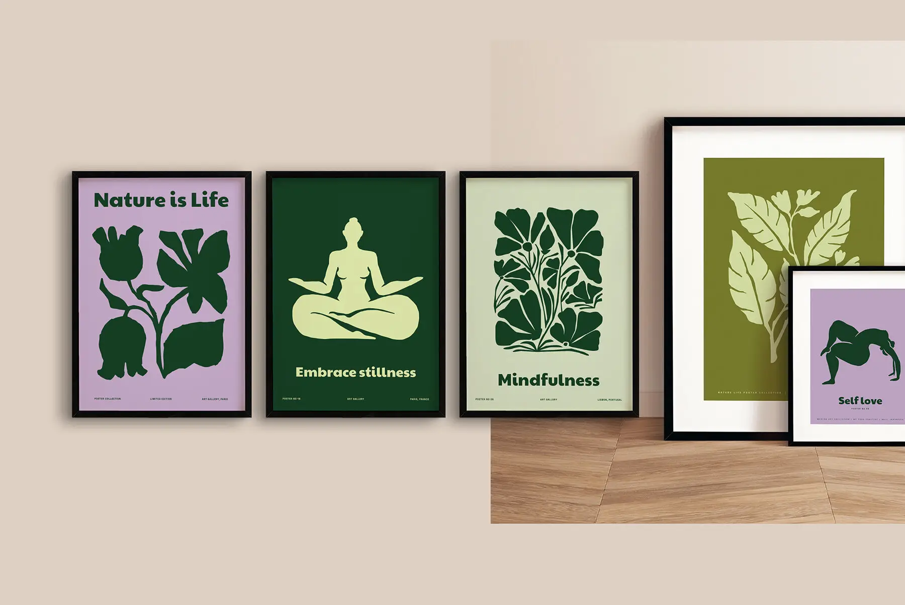 Nature Life Yoga Prints Posters Graphics - YouWorkForThem