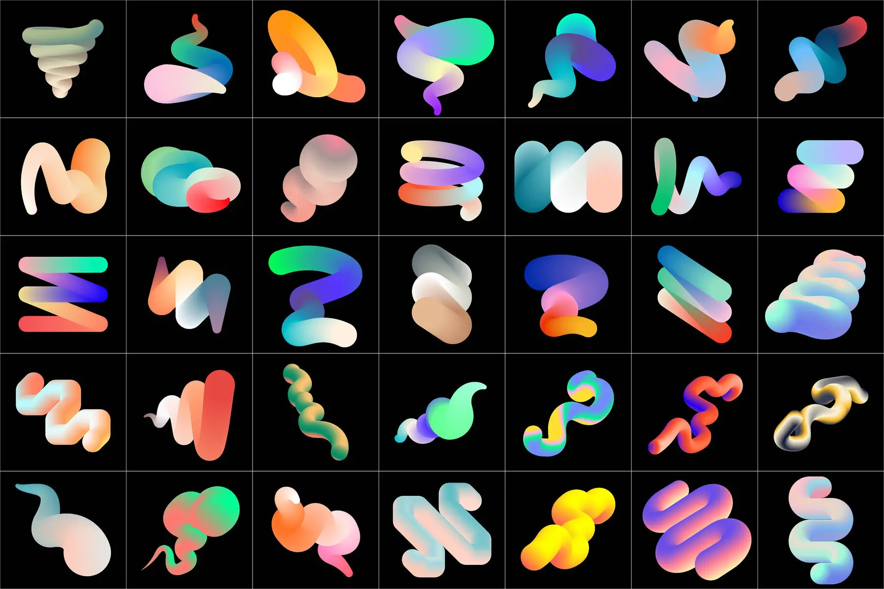 Gradient Blend Noise Vol. 2 Graphics - YouWorkForThem