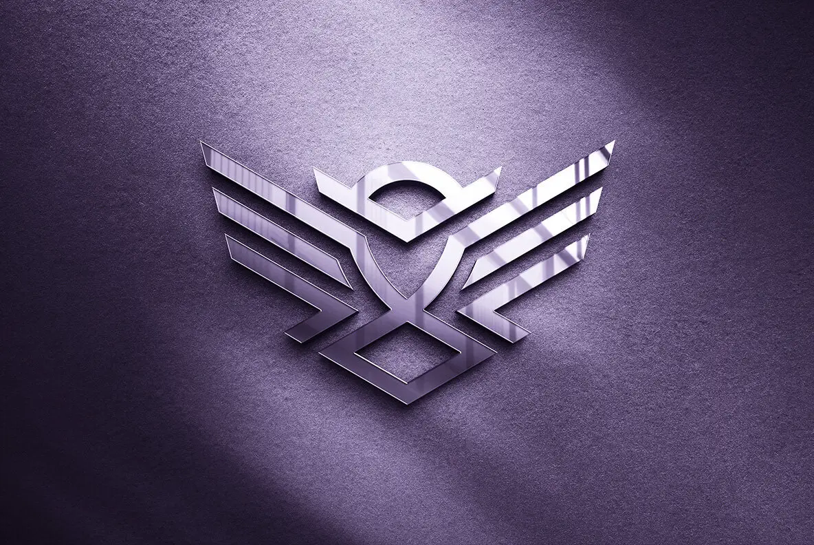 Glass Reflection Logo Mockup Graphics - YouWorkForThem