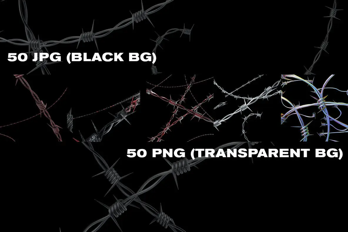 Barbed Wire Graphics - YouWorkForThem