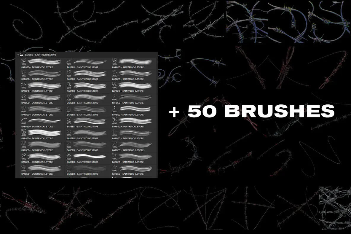 Barbed Wire Graphics - YouWorkForThem