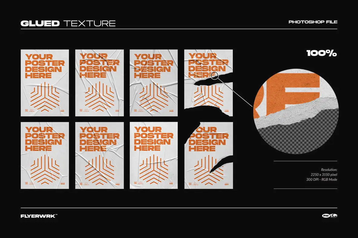 Glued Paper Textures Graphics - YouWorkForThem