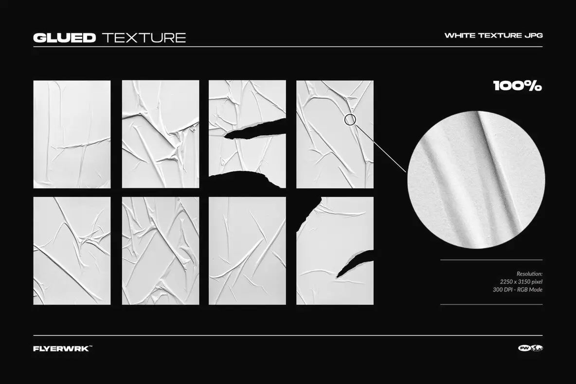 Glued Paper Textures Graphics - YouWorkForThem