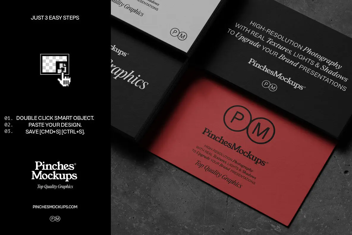 PM_BC 04 - Business Cards Mockup Graphics - YouWorkForThem