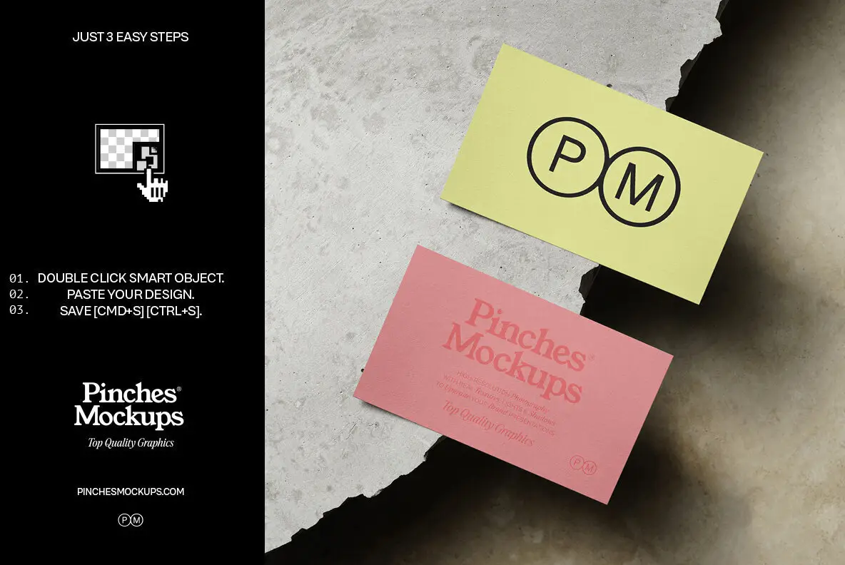 PM_BC 07 - Business Card Mockup Graphics - YouWorkForThem
