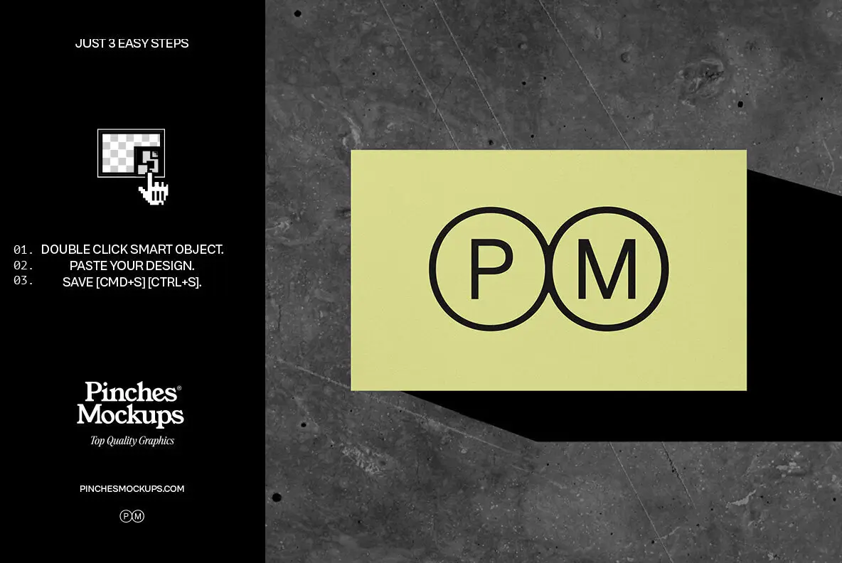 PM_BC - Free Business Card Mockup Graphics - YouWorkForThem
