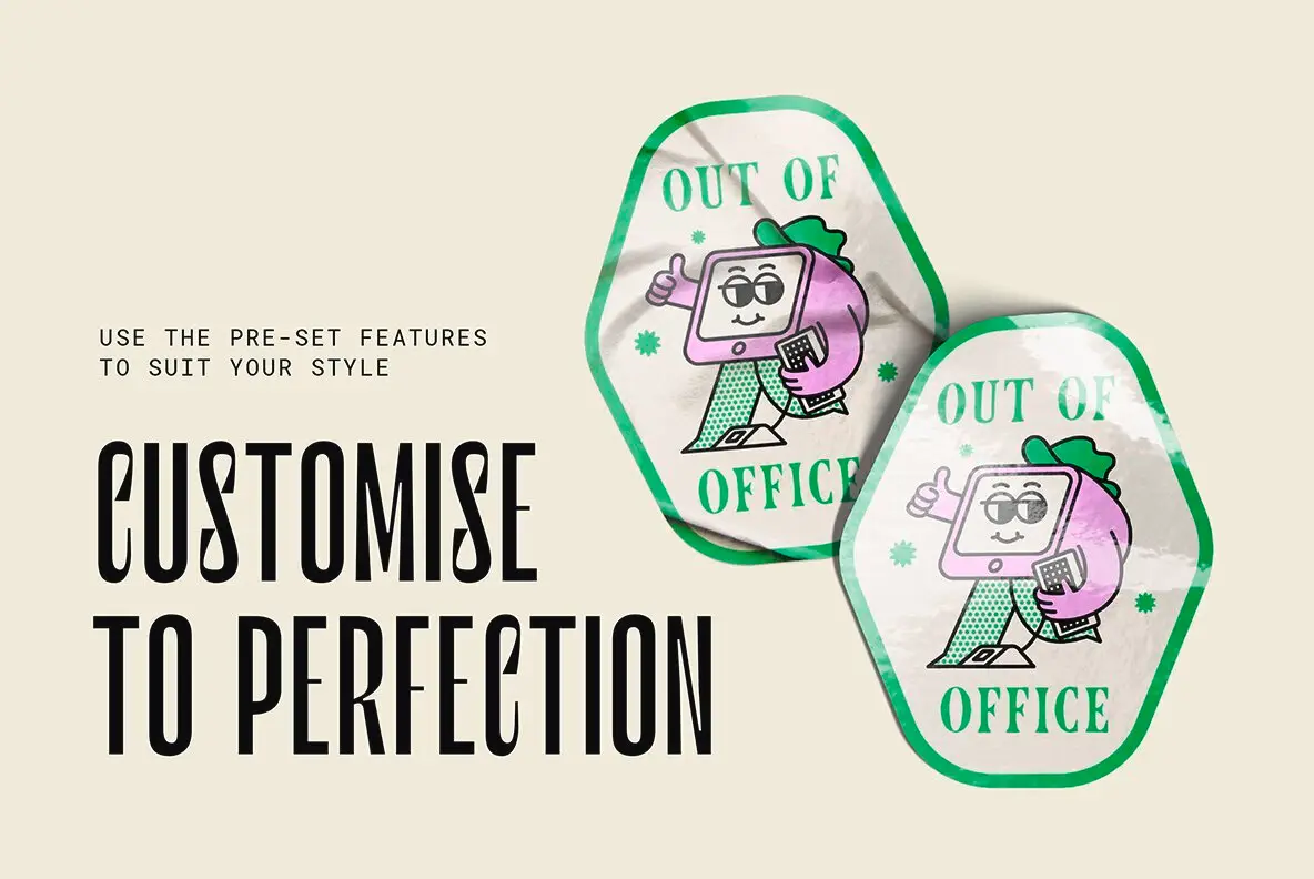 Custom Shape Sticker Mockups Graphics - YouWorkForThem