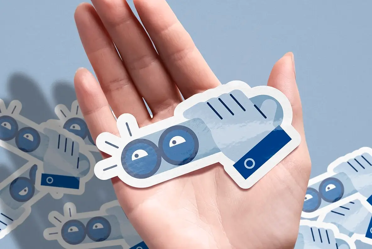 Custom Shape Sticker Mockups Graphics - YouWorkForThem