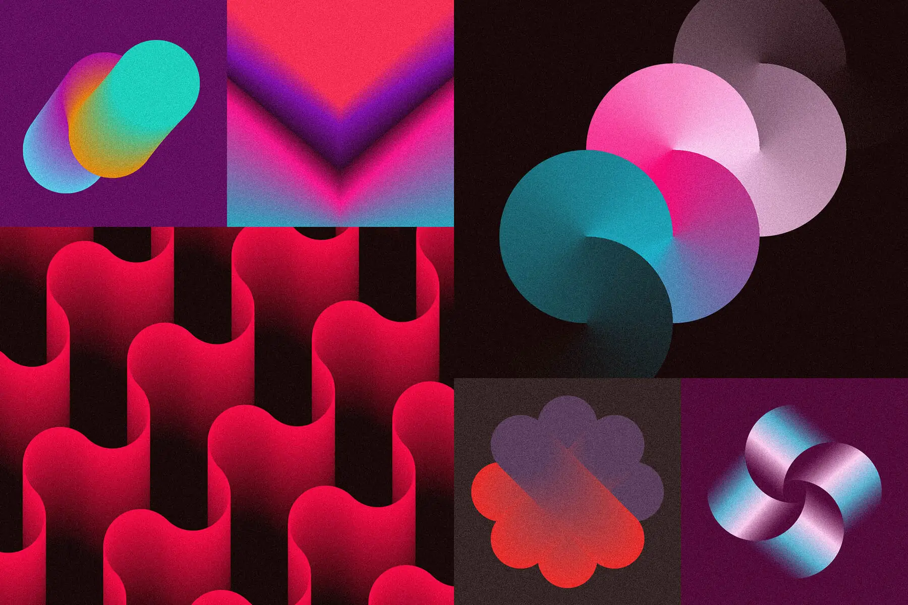 Blender 2 160 Gradient Blend Shapes Graphics - YouWorkForThem