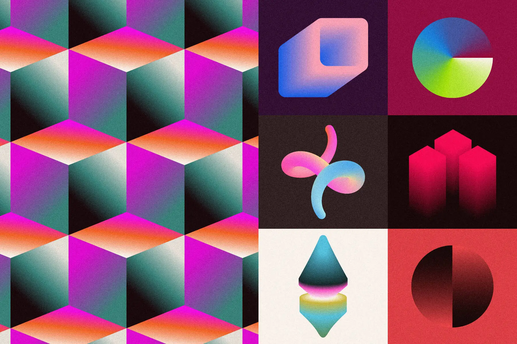 Blender 2 160 Gradient Blend Shapes Graphics - YouWorkForThem