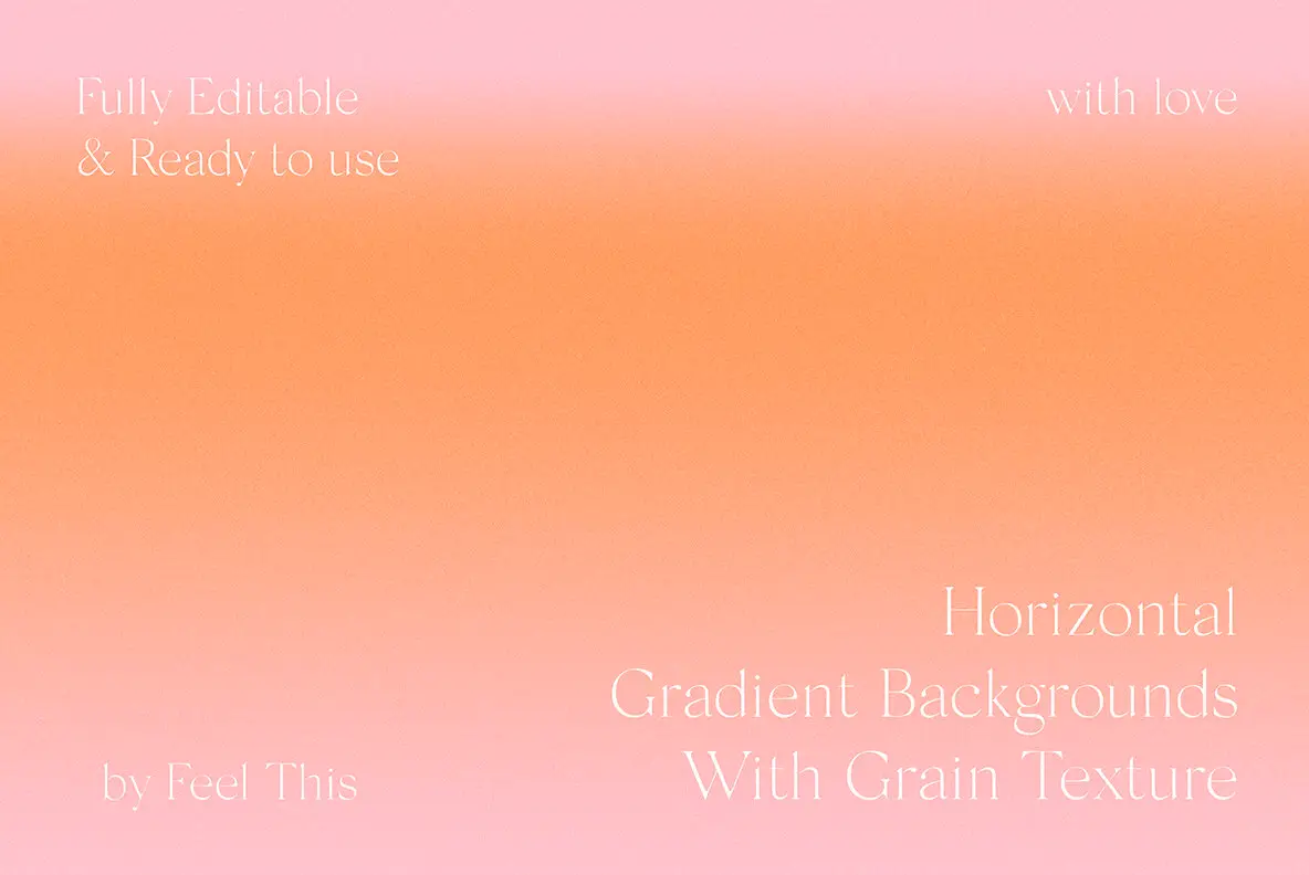Horizontal Grainy Gradient Textures Backgrounds II Graphics ...