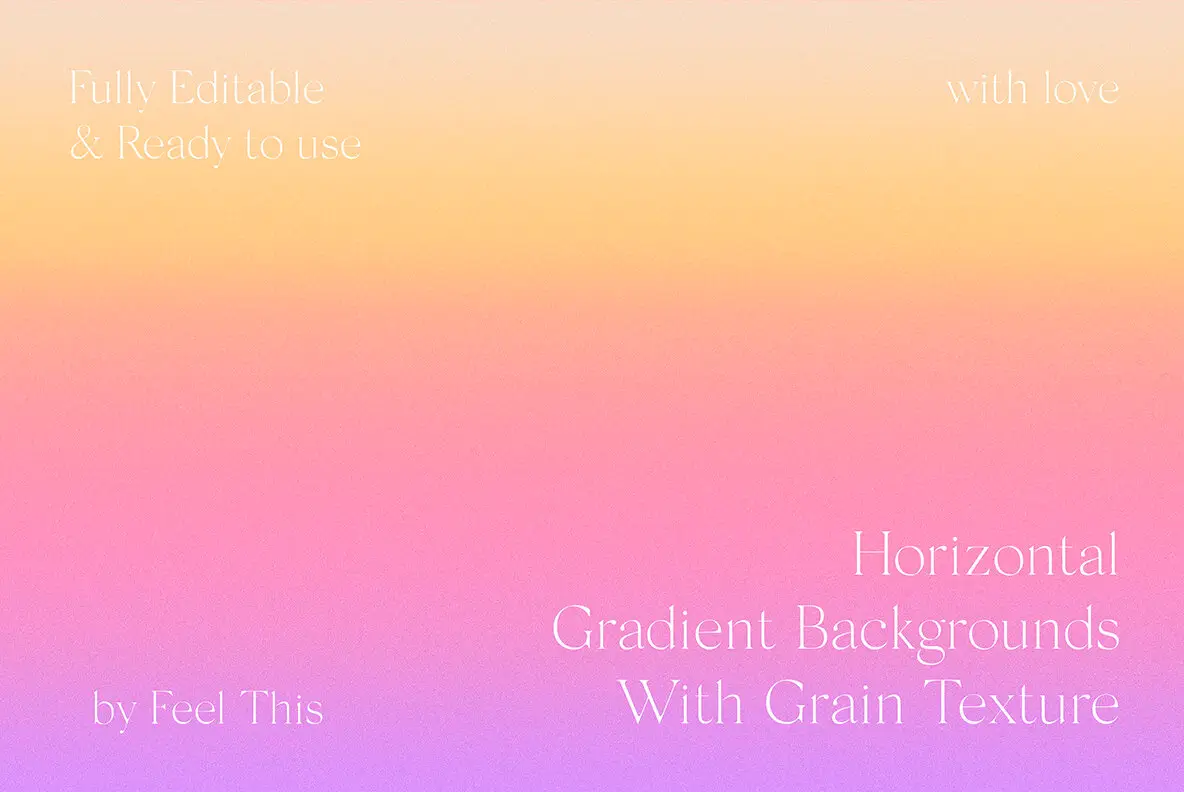 Horizontal Grainy Gradient Textures Backgrounds II Graphics ...