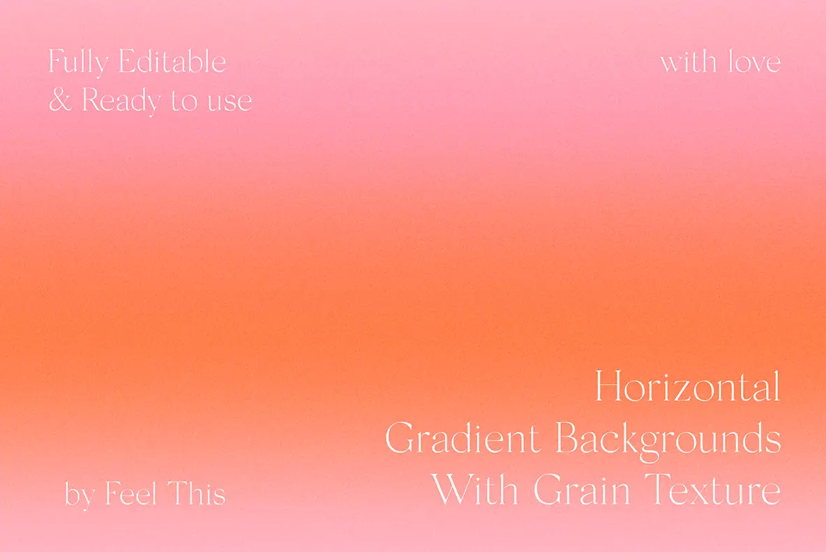 Horizontal Grainy Gradient Textures Backgrounds II Graphics ...