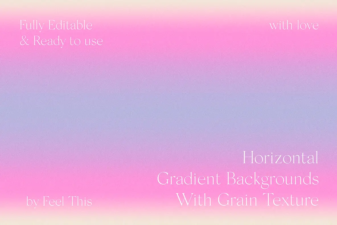 Horizontal Grainy Gradient Textures Backgrounds II Graphics ...