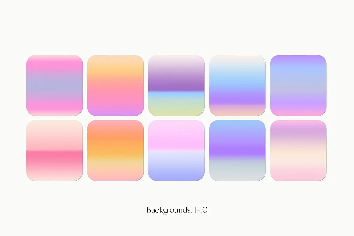 Horizontal Grainy Gradient Textures Backgrounds II Graphics ...