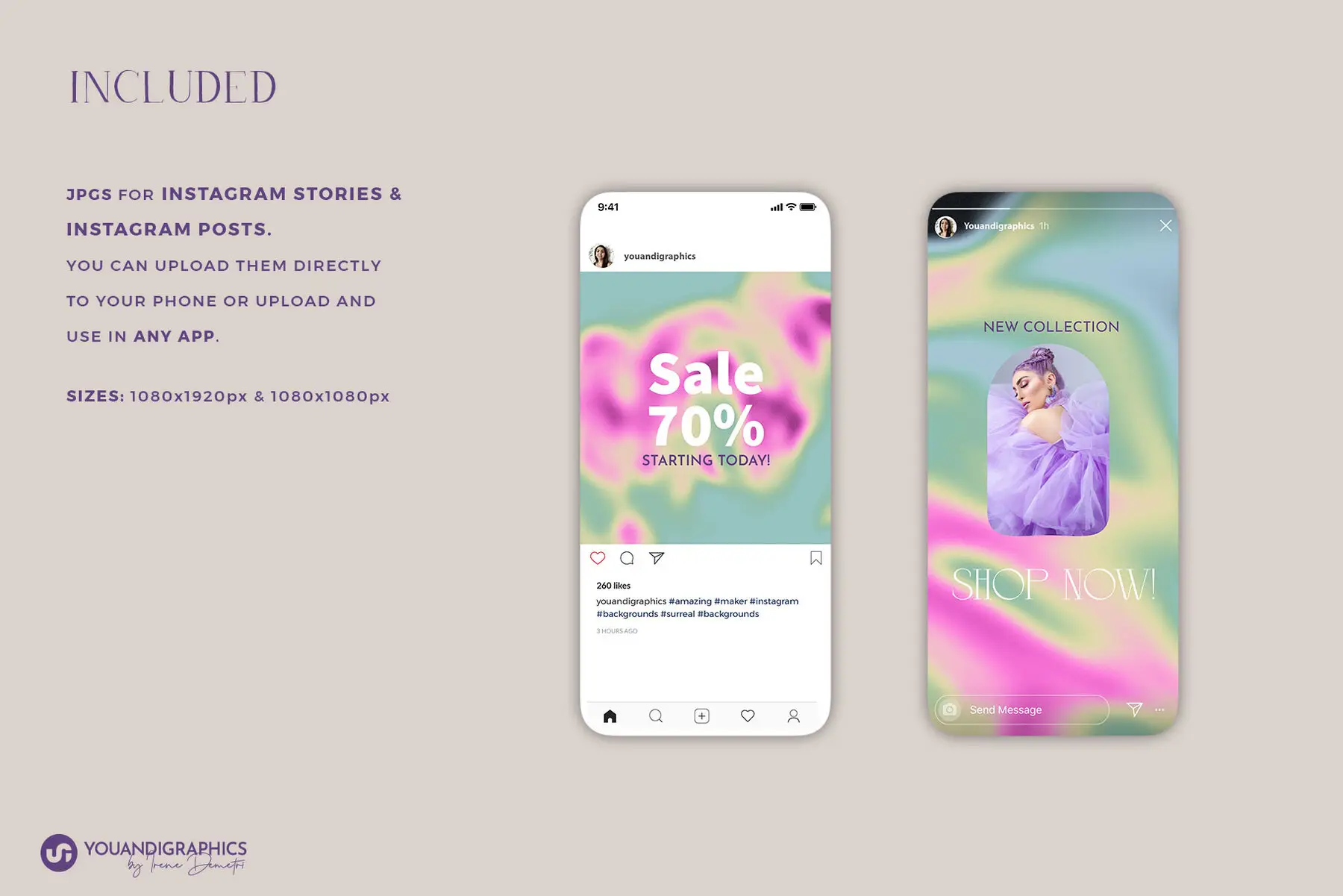 Heatmap Grainy Gradient Backgrounds Graphics - YouWorkForThem