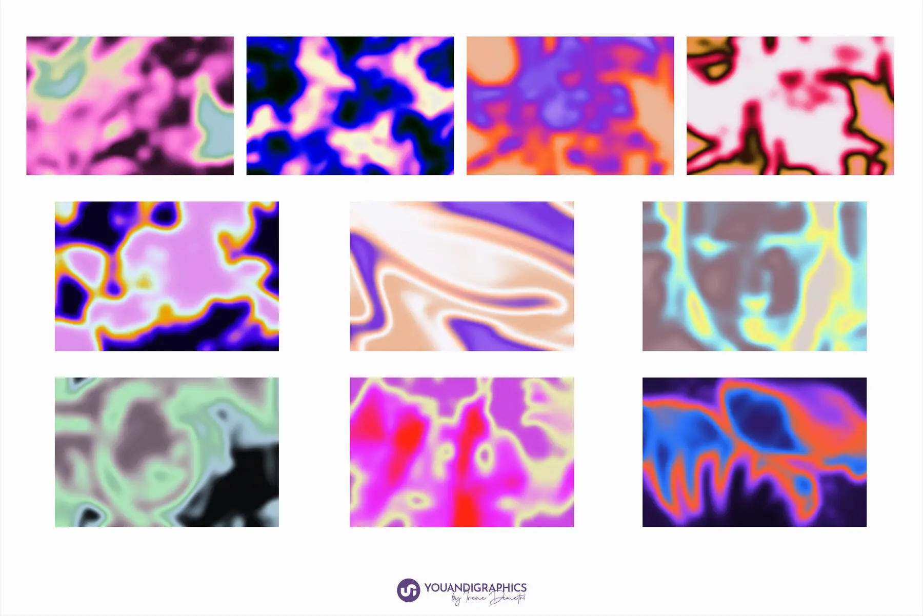 Heatmap Grainy Gradient Backgrounds Graphics - YouWorkForThem