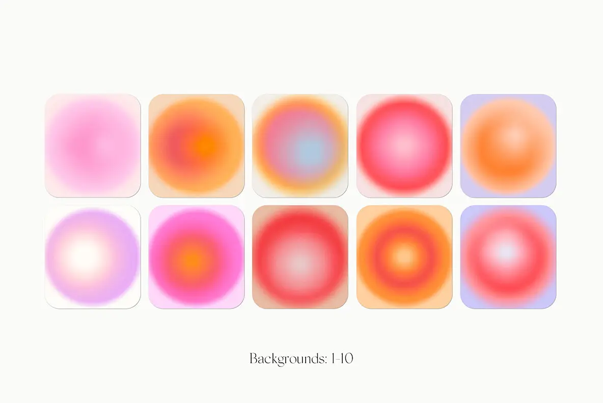 Round Circle Gradient Textures Backgrounds Graphics - YouWorkForThem