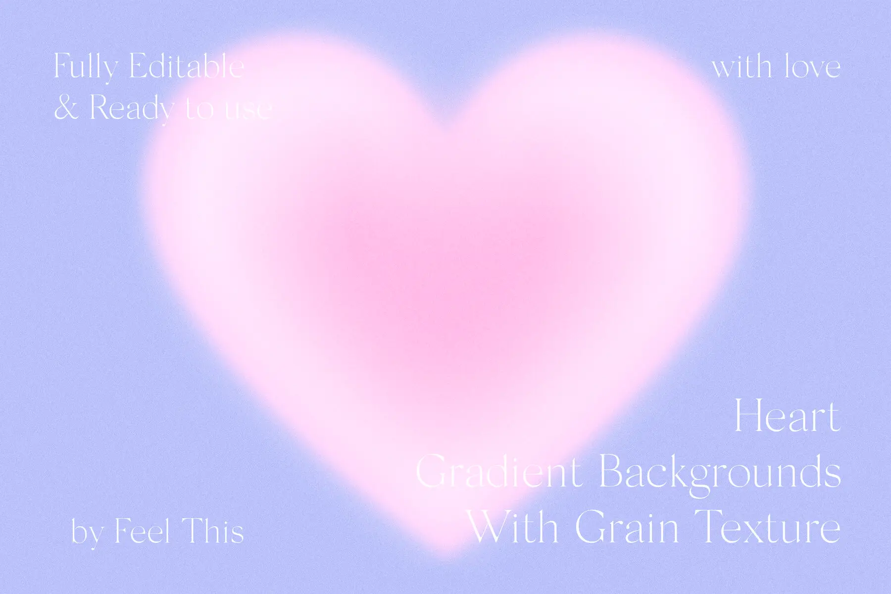 Heart Grainy Gradient Textures Backgrounds Graphics - YouWorkForThem