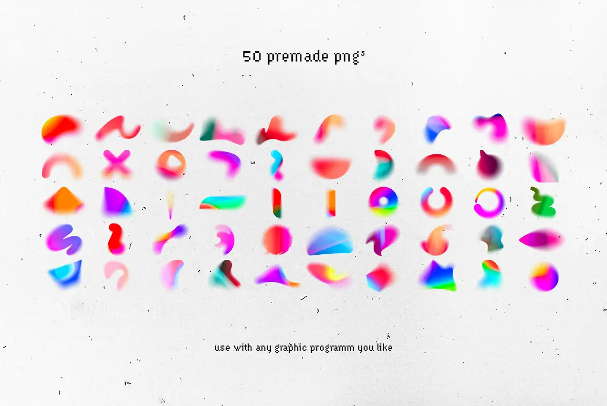 Chroma Grainy Gradient Textures Vol.2 Graphics - YouWorkForThem