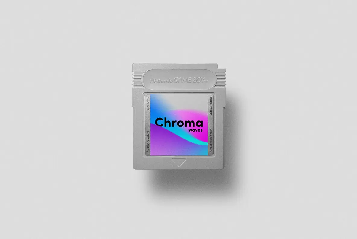 Chroma Grainy Gradient Waves Graphics - YouWorkForThem
