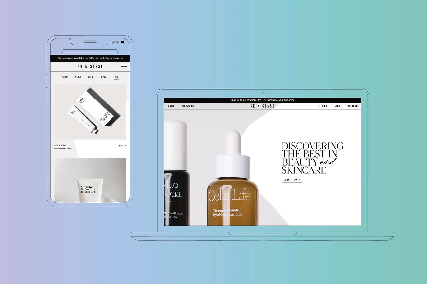 Minimal Outline Device Mockups Mockups - YouWorkForThem