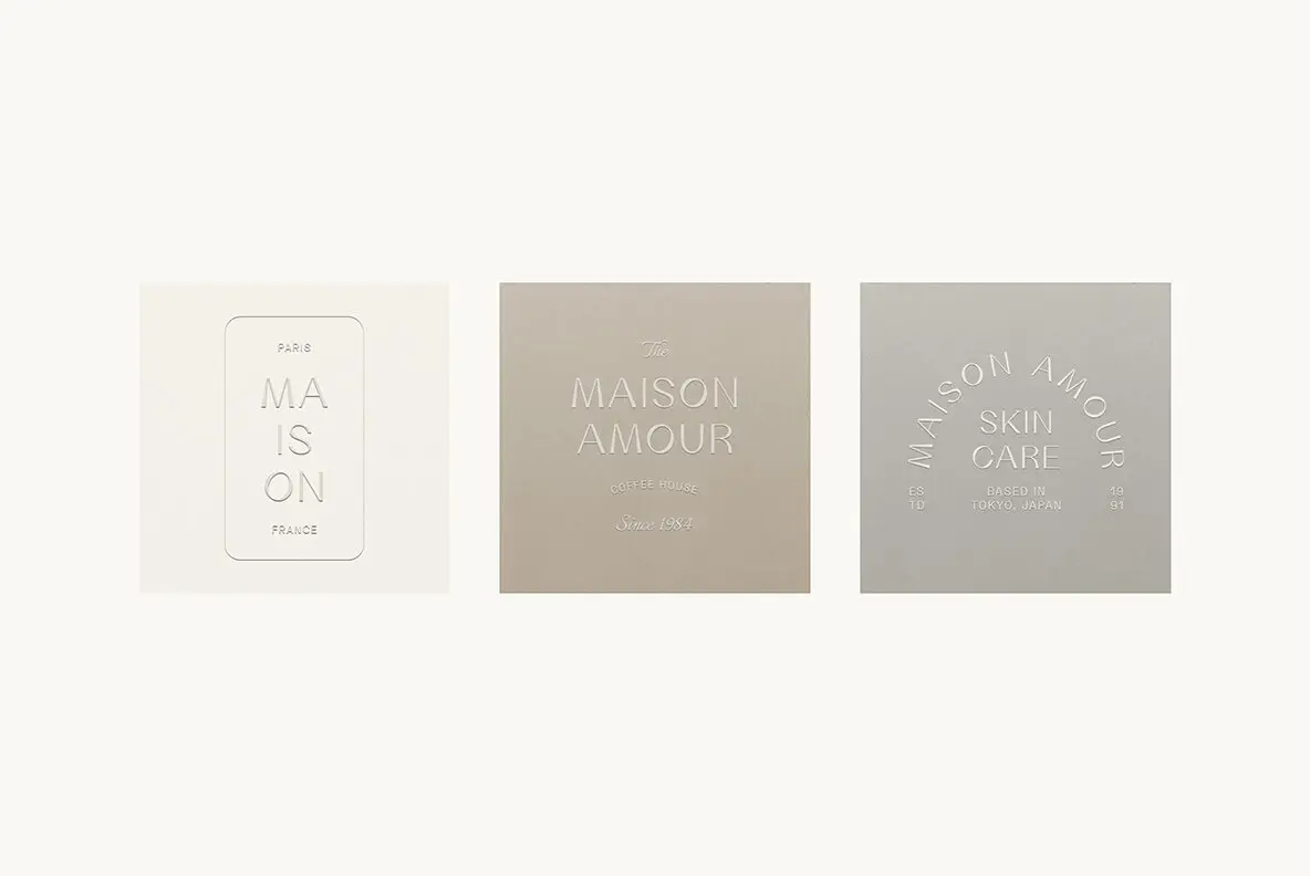 Maison Minimal Logo Kit Logos - YouWorkForThem