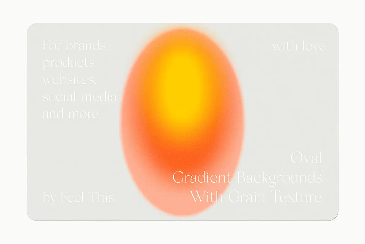 Oval Grainy Gradient Textures Backgrounds Graphics - YouWorkForThem