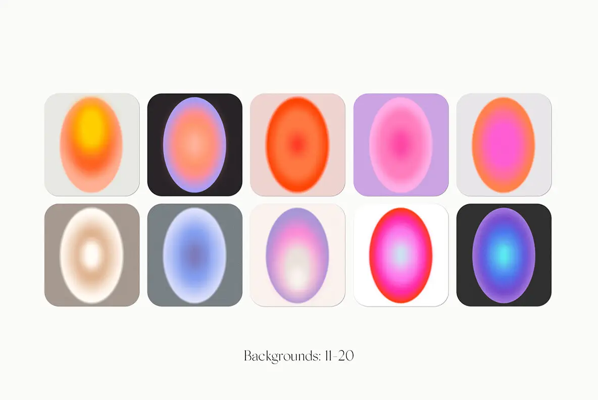 Oval Grainy Gradient Textures Backgrounds Graphics - YouWorkForThem